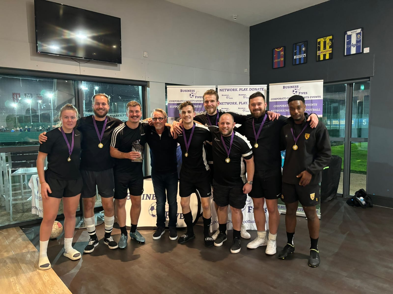 Compass Recruitment Solutions CRS football team fundraise for Movember